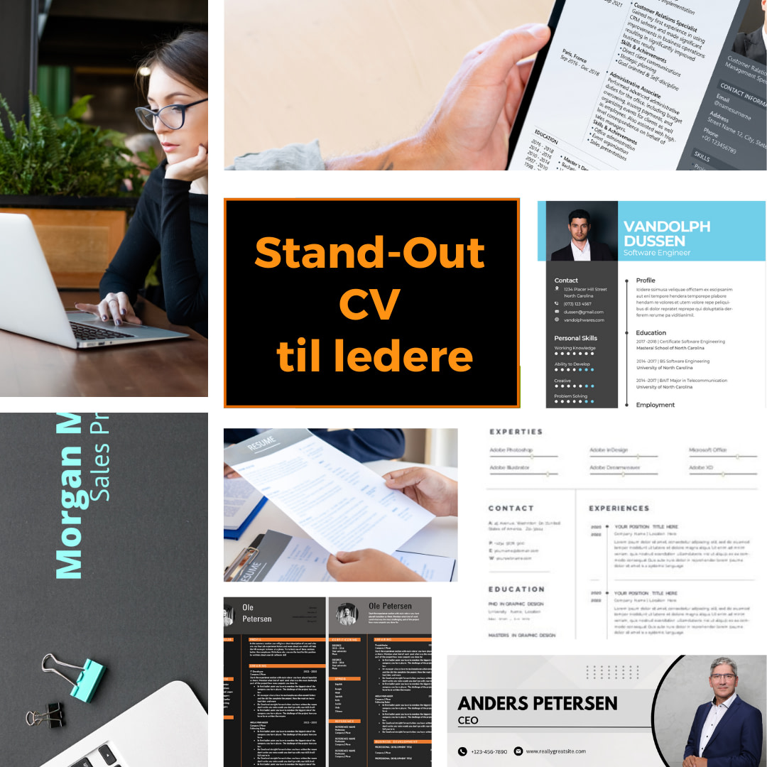 Professionelt leder CV | CV-supporten.dk.